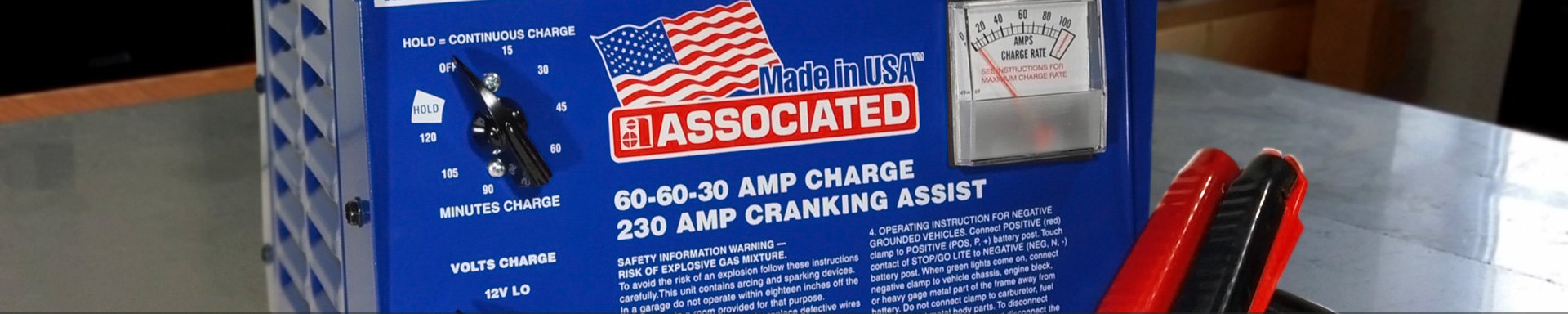 Associated Equipment™ - RV Battery Chargers, Jump Starters, Accessories ...