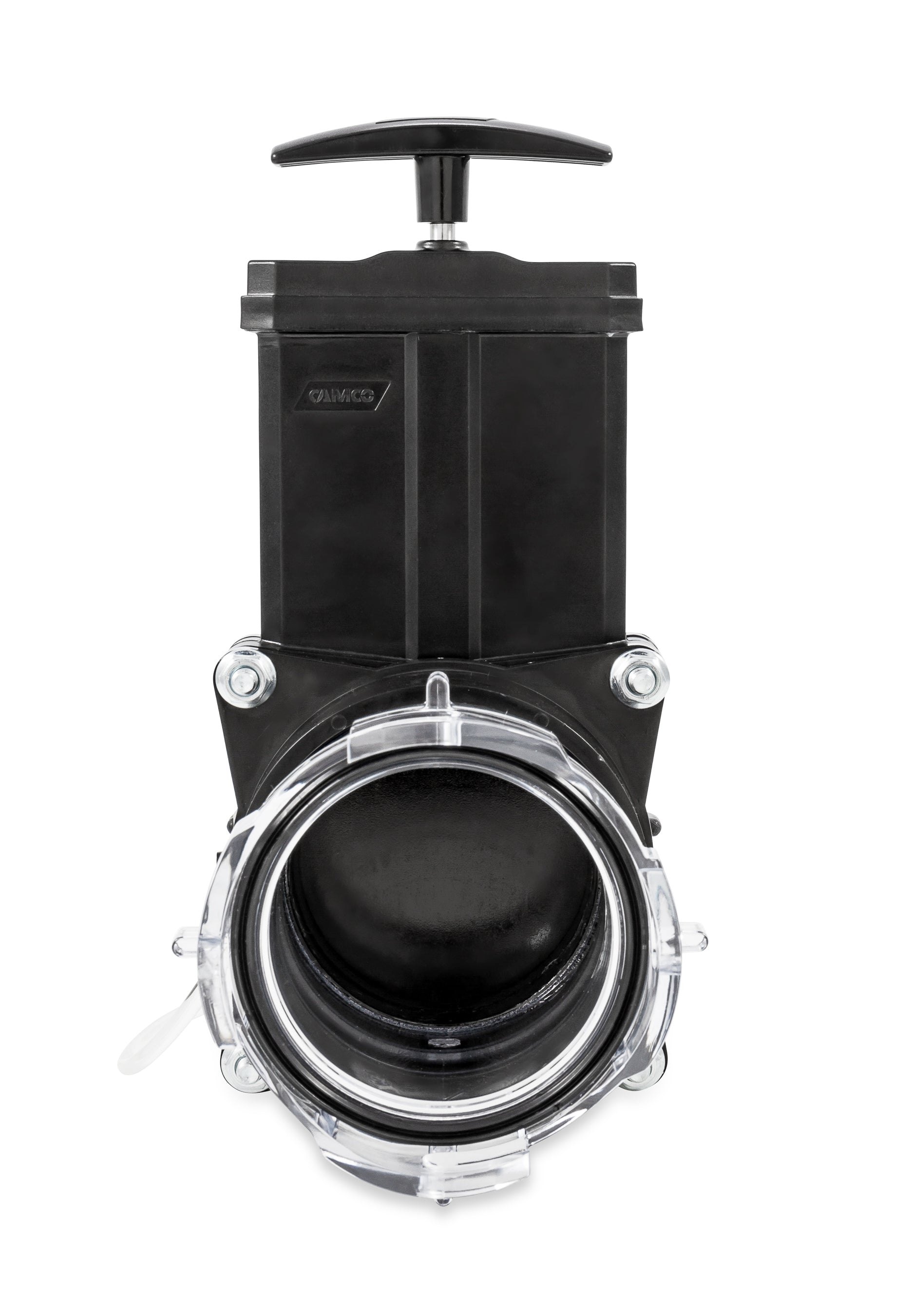 Camco® 39051 - 3" RV Waste Valve with Built-In Clear Adapter - CAMPERiD.com