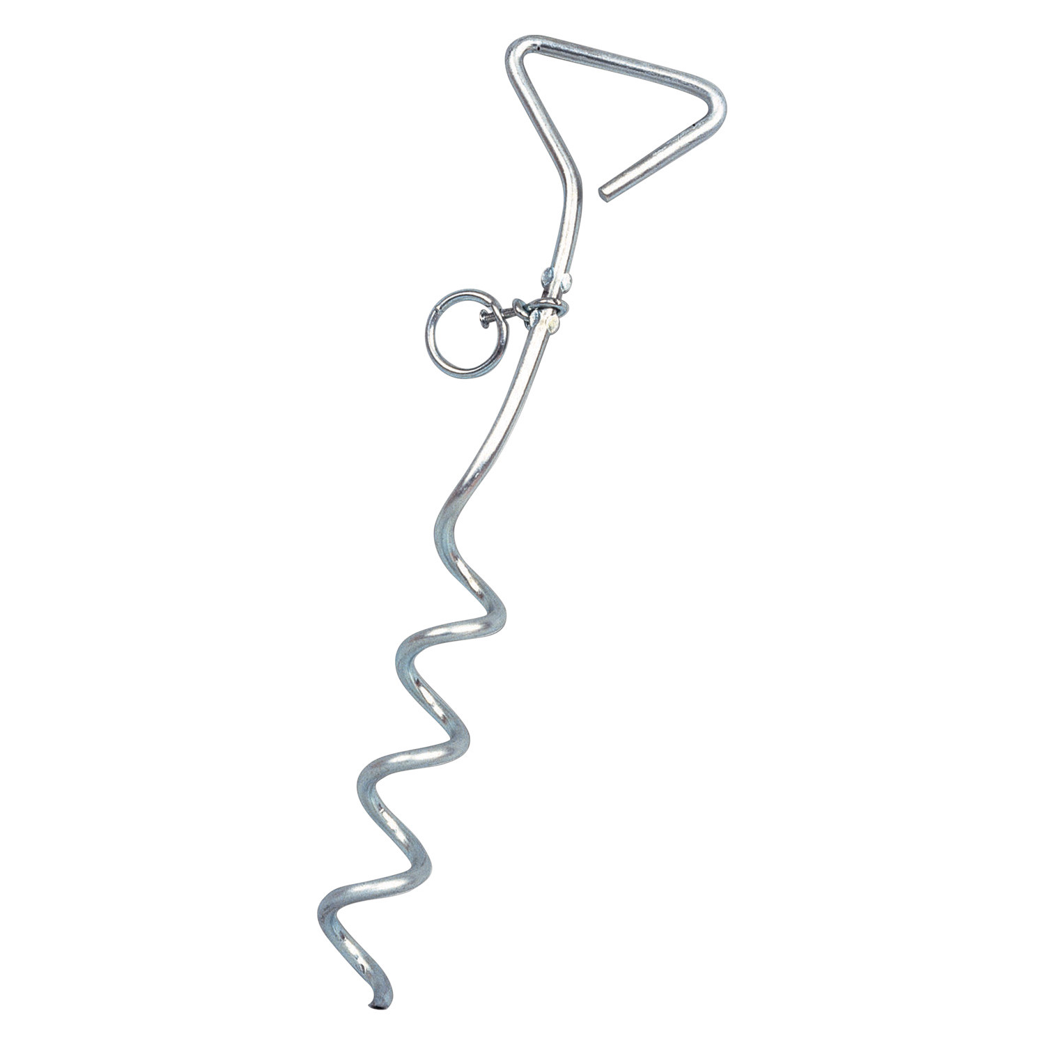 Camco® 42572 - 12" RV Awning Spiral Anchor with Ring - CAMPERiD.com