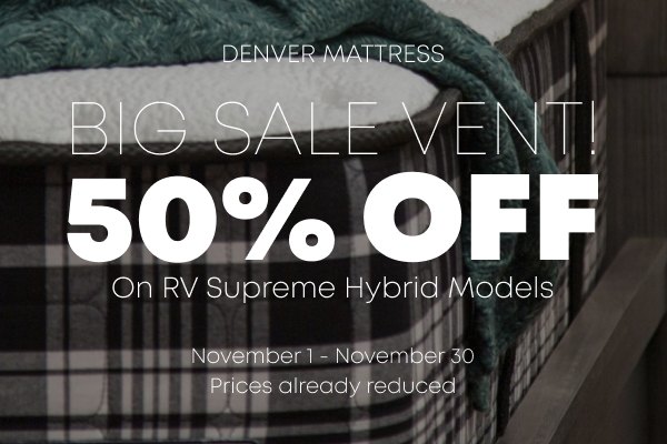 Denver Mattress® - Supreme Memory Foam Queen Gray Euro Top RV Mattress ...