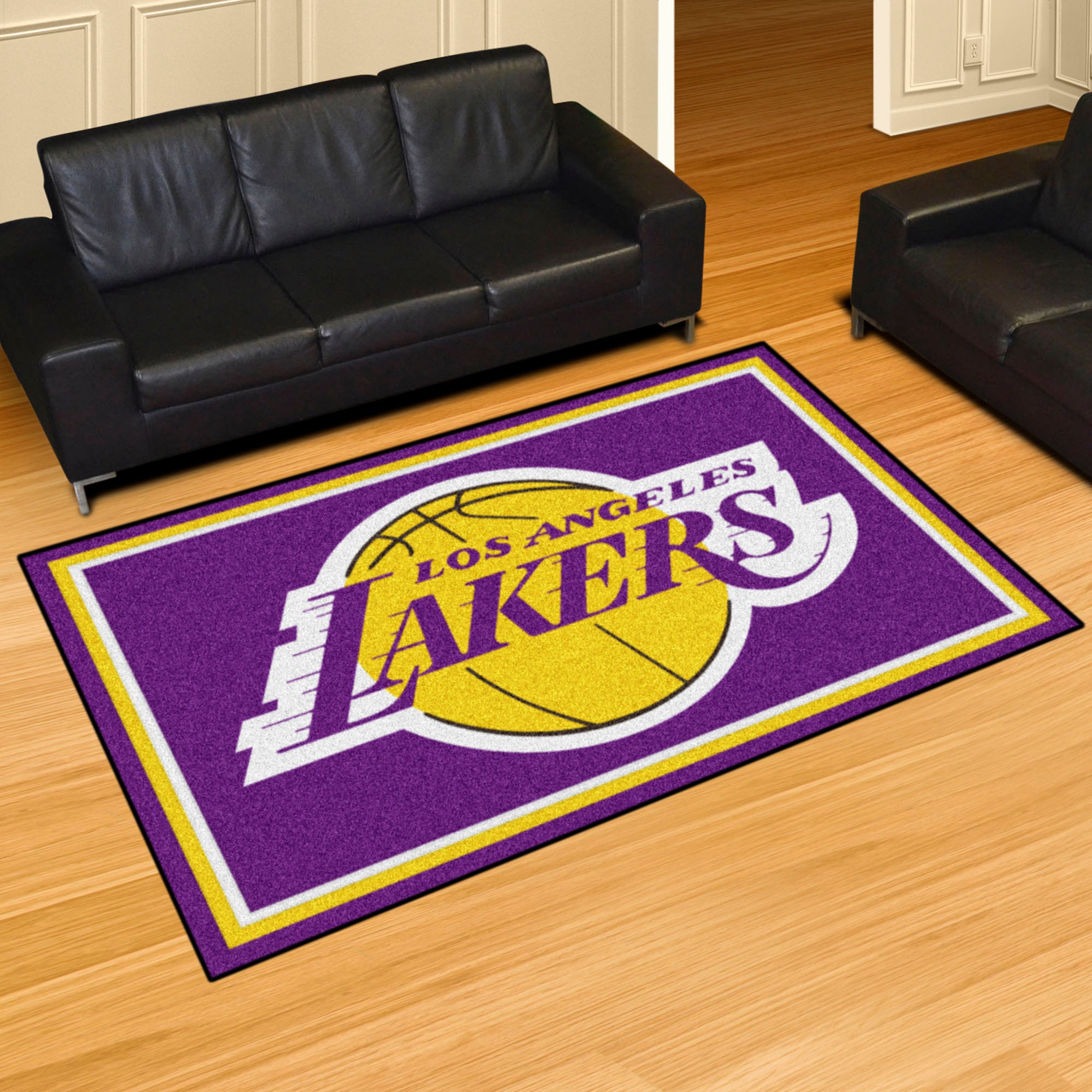 FanMats 9299 Los Angeles Lakers 60 X 96 Nylon Face Ultra Plush