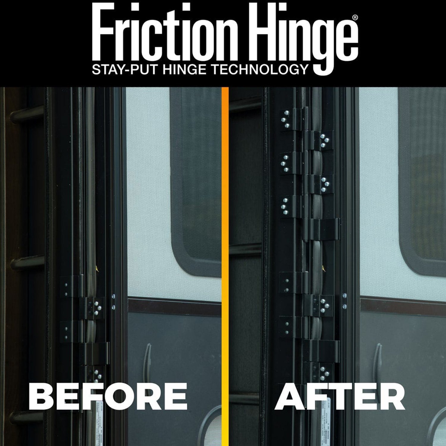 Lippert® 2020109835 - Steel 5 Leaf Friction Door Hinges - CAMPERiD.com