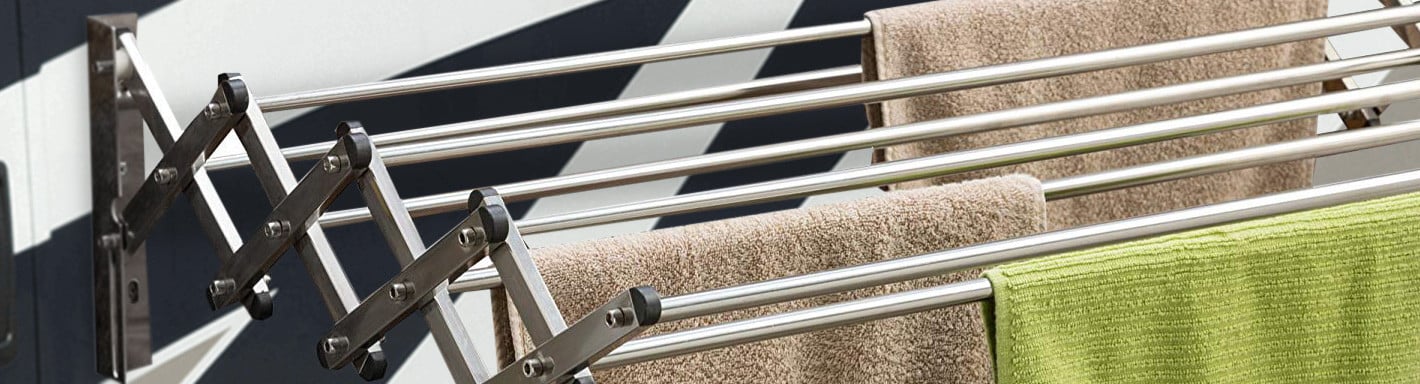 RV Drying Racks - Bumper, Ladder, Hitch Mount | CAMPERiD