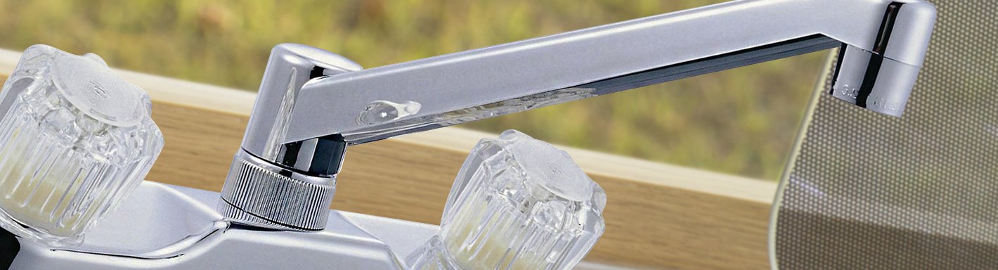 RV Kitchen Faucets - Plastic, Brass, Steel | CAMPERiD