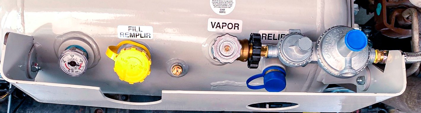RV LP Gas Tank Safety Check - Leak Detectors, Pressure Testers, Sensors ...